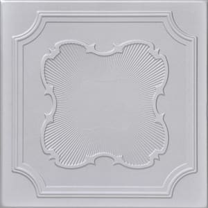 A La Maison Ceilings Country Wheat Silver 1.6 ft. x 1.6 ft. Decorative ...