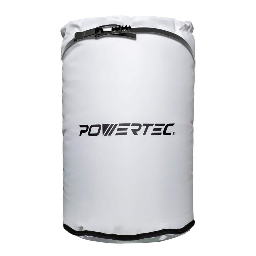 ‎POWERTEC 20 in. Dia. x 30 in. Dust Collector Lower Bag with 19-1/8 in ...