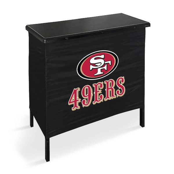 IMPERIAL San Francisco 49ers Aluminum Portable Bar with Carry Case and ...