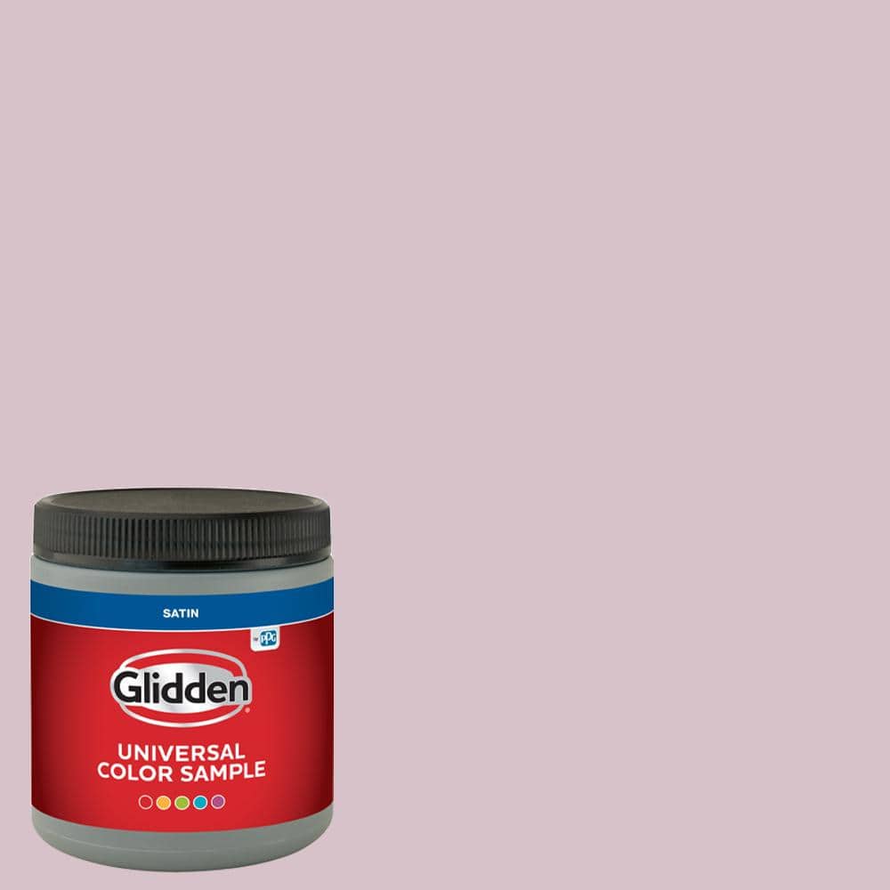Glidden 8 oz. PPG1046-3 Old Mission Pink Satin Interior Paint Sample ...