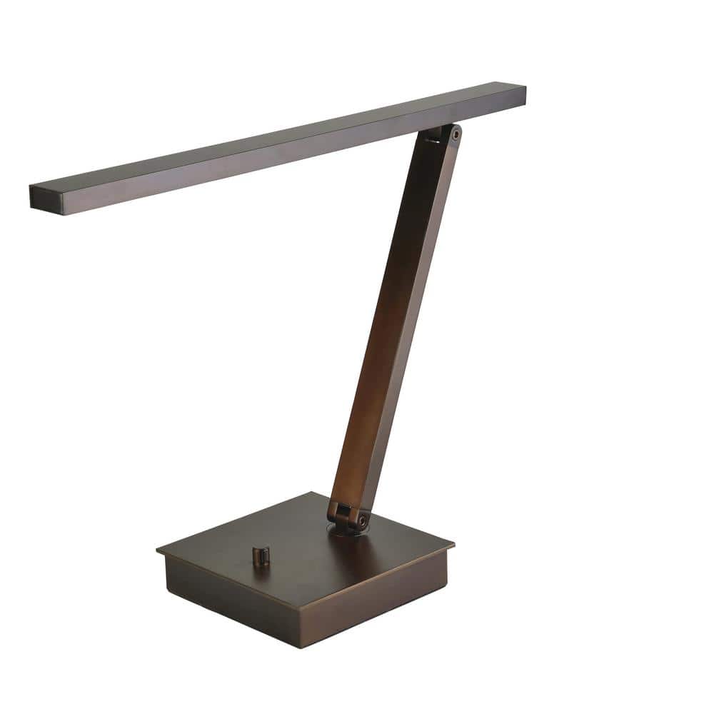 Access Lighting TaskWerx 14 in. Bronze Integrated LED Desk Lamp ...