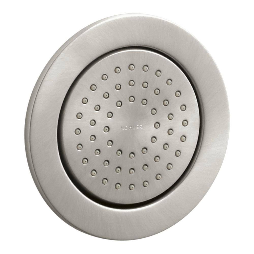 KOHLER WaterTile 4.875 in. 1-spray Single Function 54-Nozzle Round Body ...