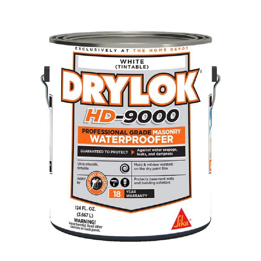 DRYLOK HD-9000 Professional 1 gal. White Flat Latex Interior/Exterior ...