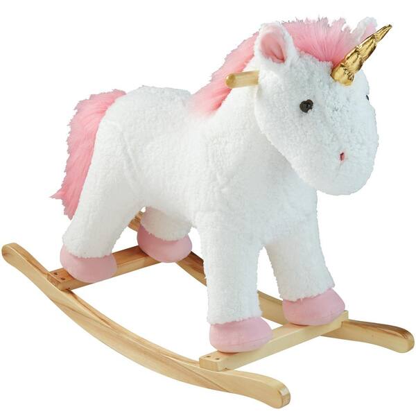 Home Accents Holiday 22.17 in. Rocking Animal, Unicorn PA20730R - The ...