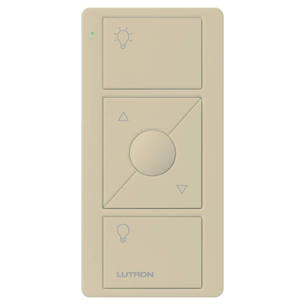 Lutron Pico Smart Remote (3-Button, Dimming) for Caseta Smart Dimmer Switch, Ivory (PJ2-3BRL-GIV ...