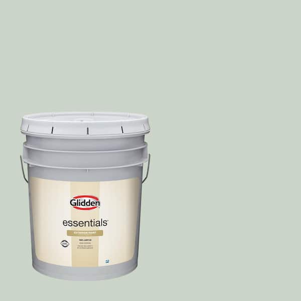 Glidden Essentials 5 gal. PPG1129-2 Falling Star Satin Exterior Paint ...