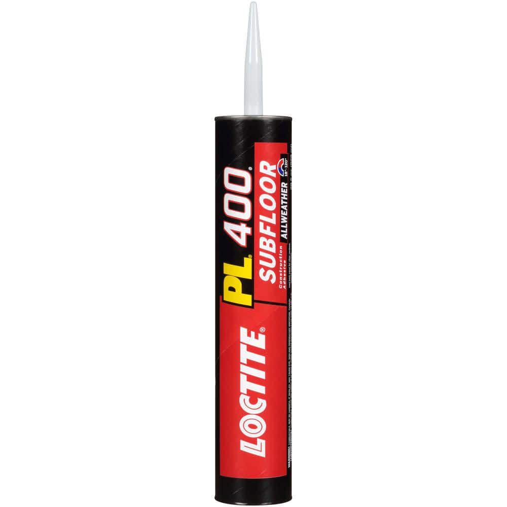 Loctite PL 400 Subfloor 28 oz. All Weather Latex Construction Adhesive ...