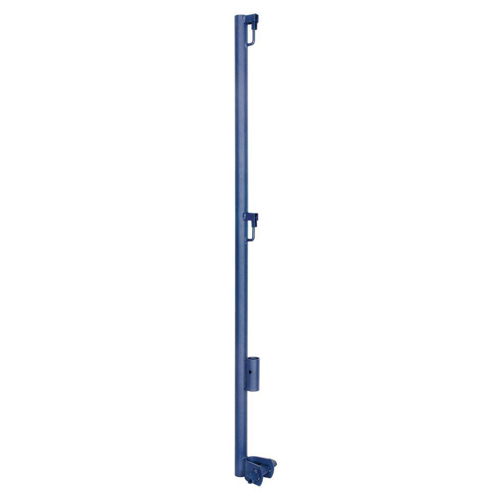 MetalTech 5-ft. Steel Guard Rail Post with Wedge Clamp Support for ...