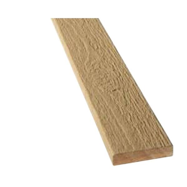 TruWood 4/4 in. x 2 in. x 8 ft. Pre-Primed Composite Reversible Trim ...