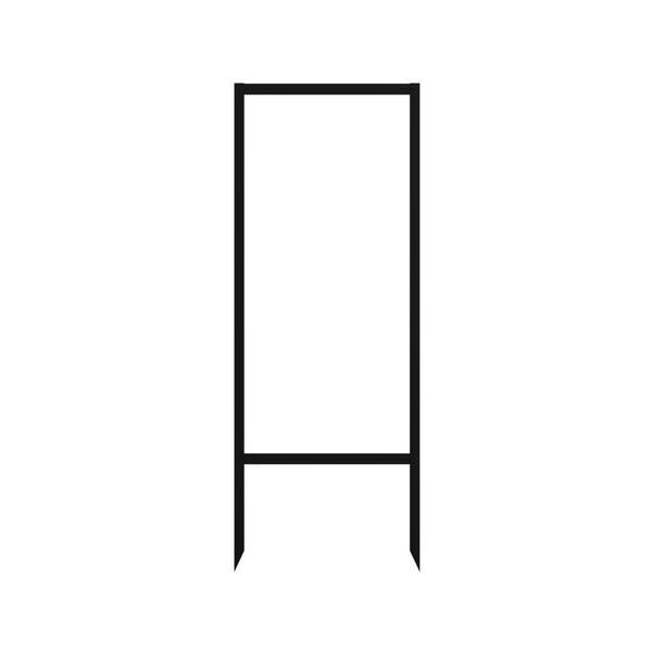 Freestyle 2 ft. x 4 ft. Matte Black Flat Privacy Metal Framed DSP ...