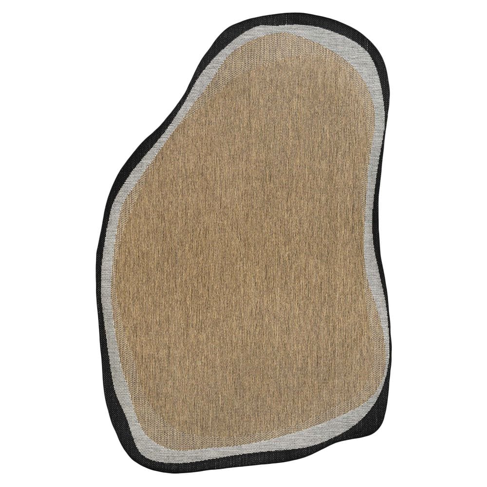 JONATHAN Y Wyatt Modern Rustic Abstract Brown/Black 6 ft. x 9 ft ...