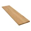 Stairtek 1 in. x 11-1/2 in. x 60 in. Unfinished Red Oak Box Tread ...