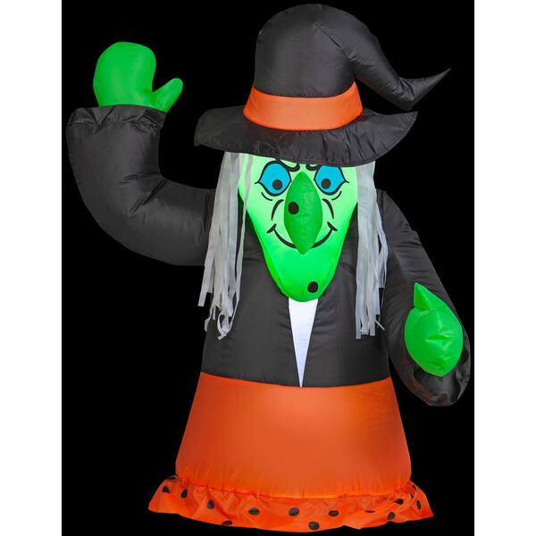 Gemmy 2.5 ft. H Car Buddy Airblown-Witch Halloween Inflatable G-225142