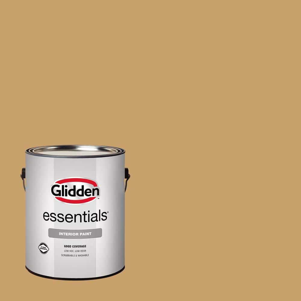 Glidden Essentials 1 gal. PPG1089-5 Bleached Maple Semi-Gloss Interior ...