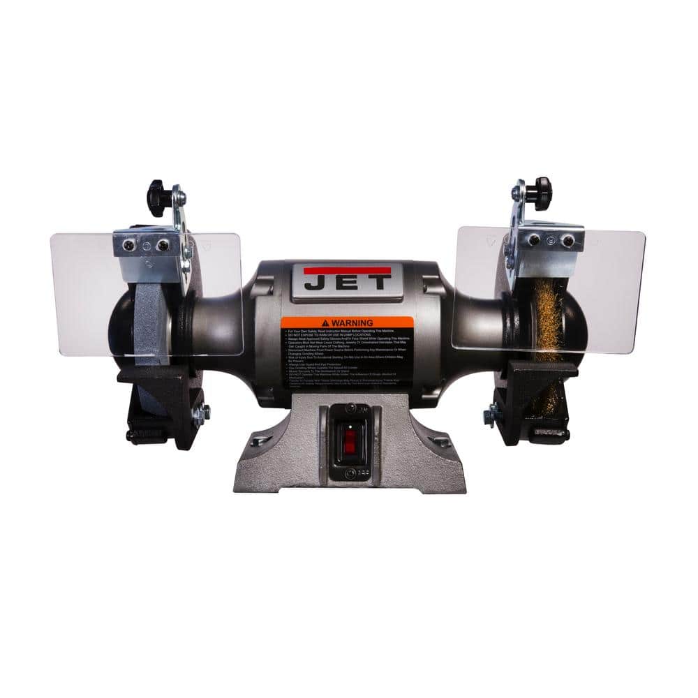 Jet JBG-6W 6 in. Bench Grinder with Wire Wheel 577126 - The Home Depot