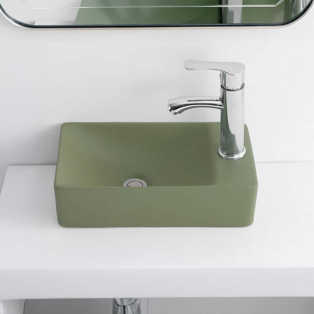 JONATHAN Y Felix 15 in. W x 8 in. D Modern Wall Mounted Rectangular ...