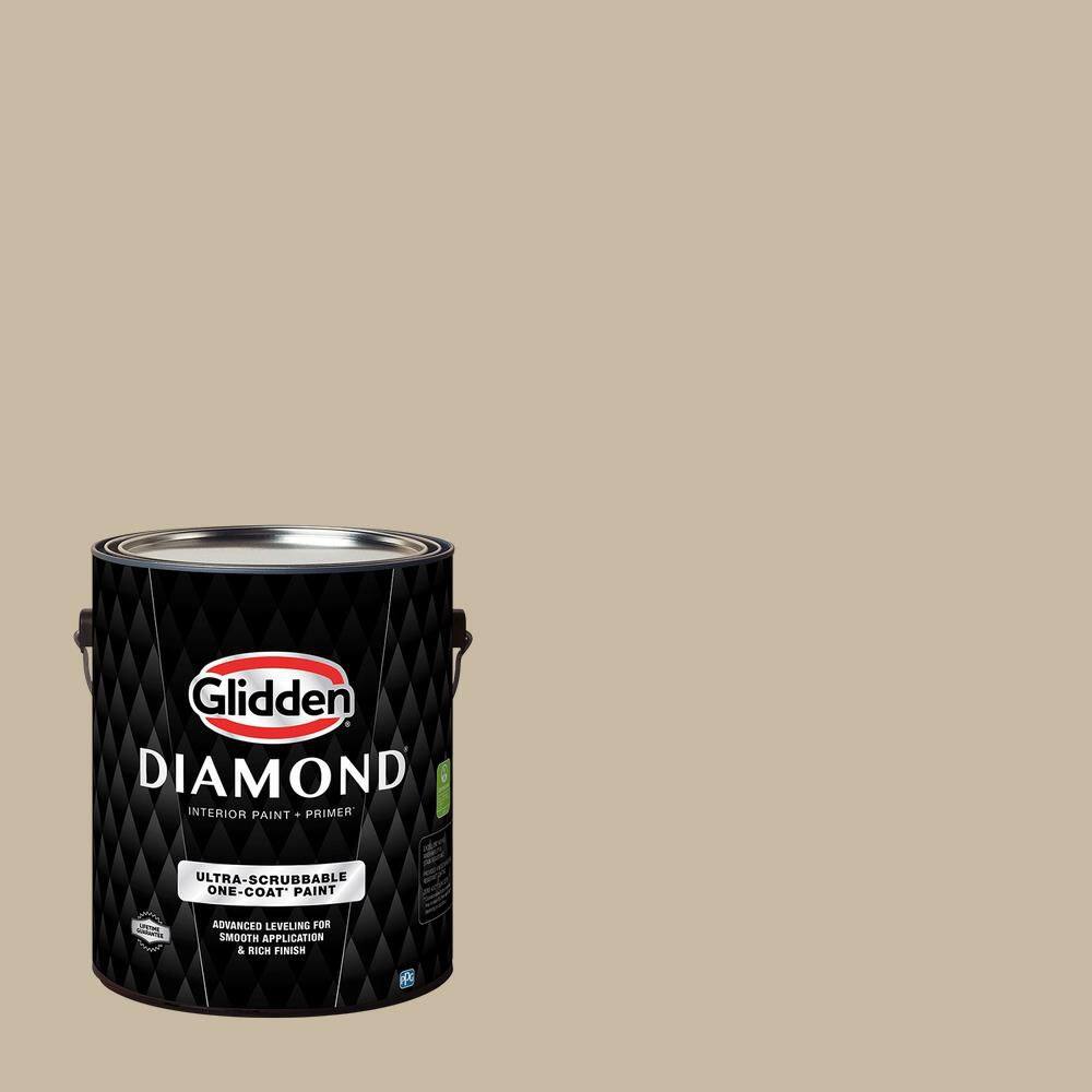 Glidden Diamond 1 gal. PPG1097-4 Dusty Trail Ultra-Flat Interior Paint ...