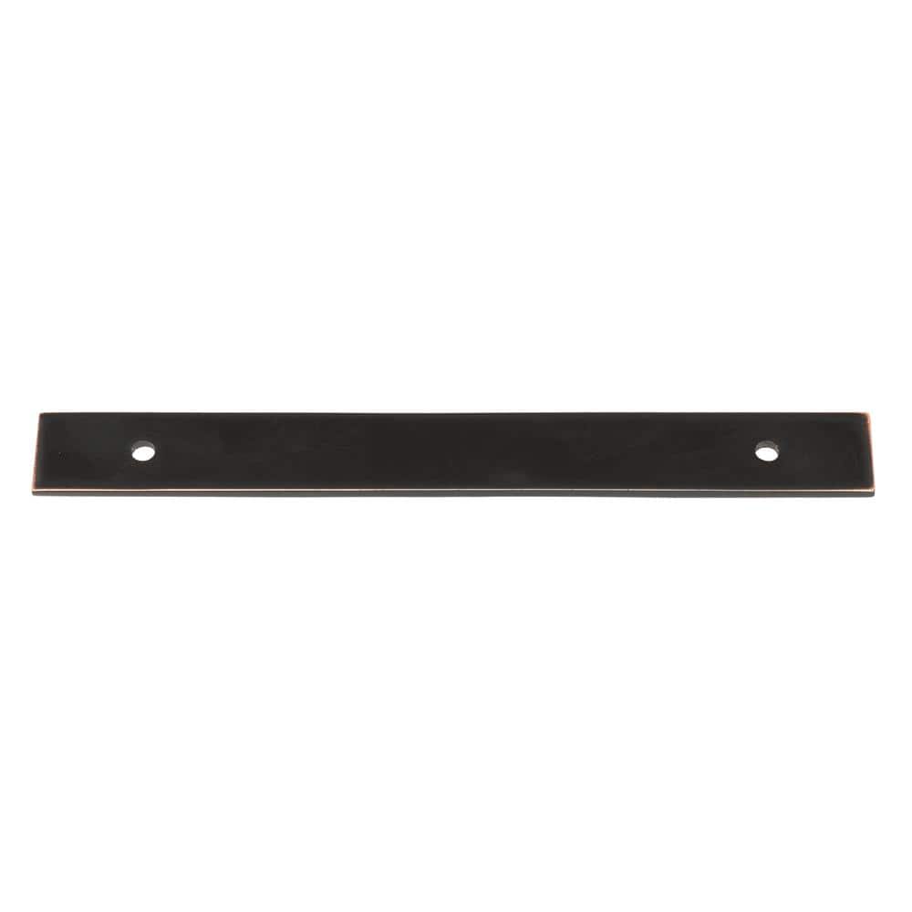 GLIDERITE 9 in. Squared Cabinet Backplate 6-1/4 in. Center to Center ...
