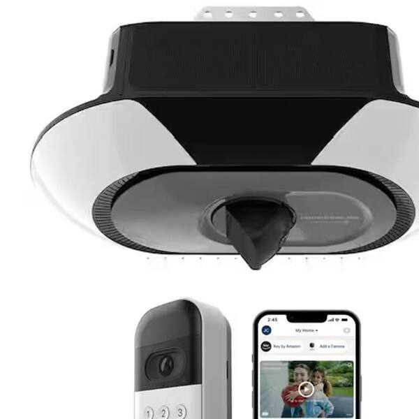 Chamberlain 1-1/4 HP LED Video Quiet Belt Drive Garage Door Opener with ...