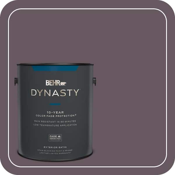 BEHR DYNASTY 1 gal. #N100-6 Urban Legend Satin Enamel Exterior Stain ...