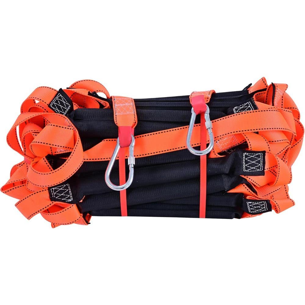 KIWDZFU 13 ft . 2-3 Story Fire Escape Ladder Lightweight Portable ...