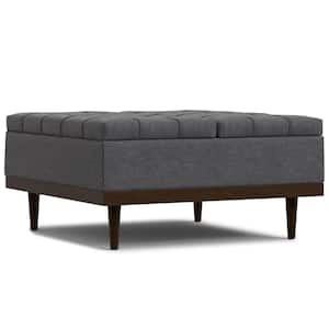 Simpli Home Dover 36 in. Wide Contemporary Square Lift Top Coffee Table ...