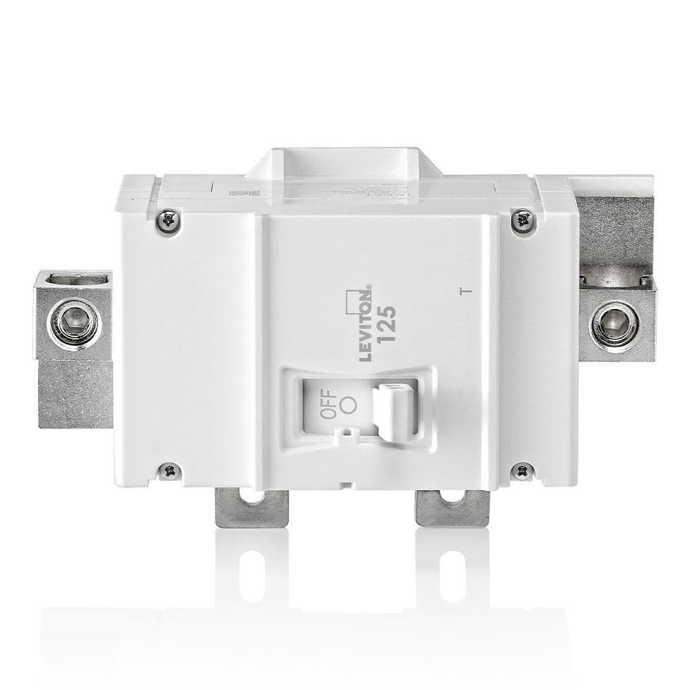 Leviton 125 Amp 2-Pole Thermal Magnetic Main Circuit Breaker LM125-T ...