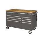 Husky 52 in. W x 25 in. D Standard Duty 9-Drawer Mobile Workbench Tool ...
