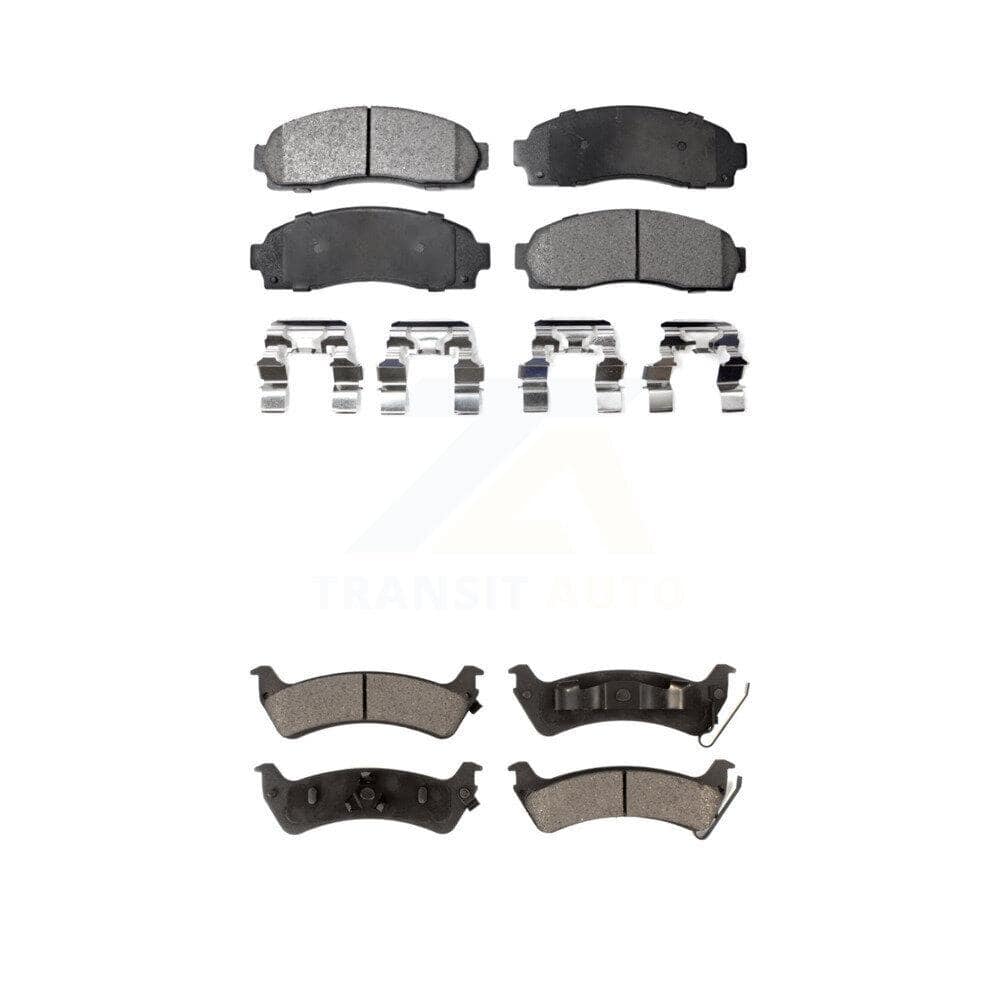 TEC Front Rear Ceramic Brake Pads Kit For Ford Explorer Sport Trac KTC ...