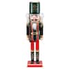 ORNATIVITY 15 in. Wooden Christmas Toy Soldier Nutcracker-Red and Black ...