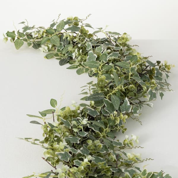 SULLIVANS 60" Artificial Foliage Plant Garland; Green MFOGD - The Home ...