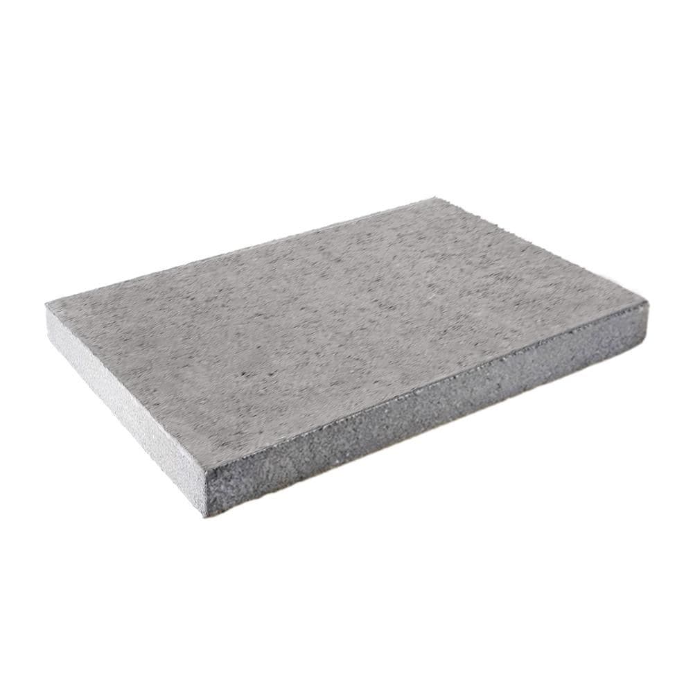 Pavestone 24 in. x 16 in. x 2 in. Rectangular Grey Concrete Step Stone ...