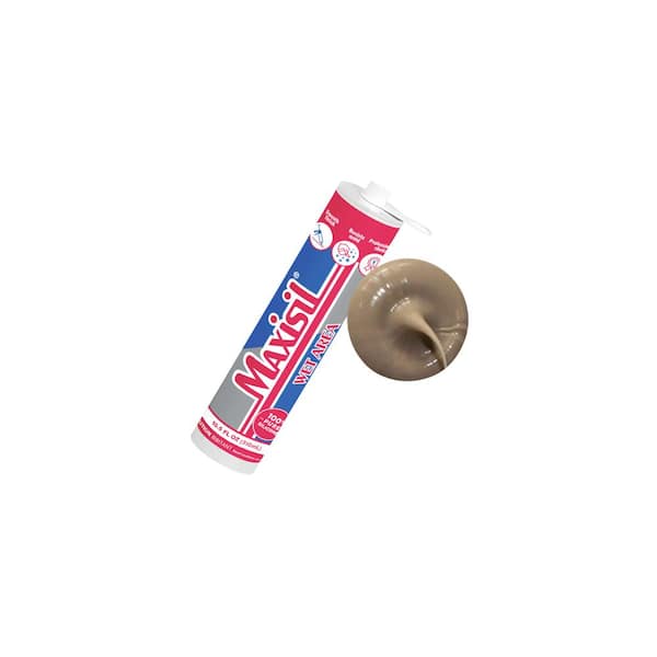 Glass Warehouse Maxisil 10.5 oz. Beige Standard Tube Kitchen Bath ...