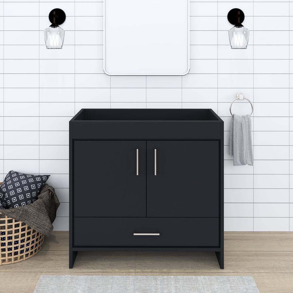 VOLPA USA AMERICAN CRAFTED VANITIES Rio 36 in. W x 19 in. D 34 in. H Bath Vanity Cabinet without ...