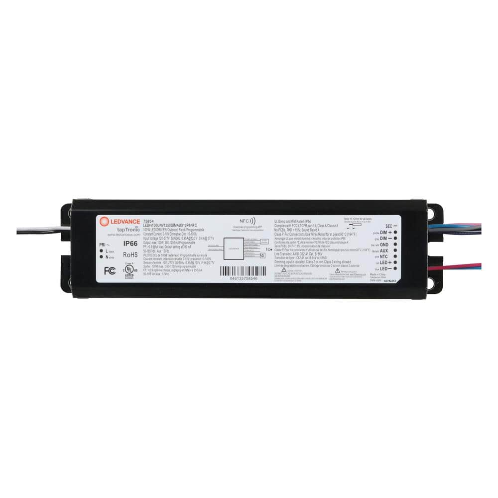 Ledvance Taptronicc LED Outdoor Driver 100 ft. W 75854 - The Home Depot