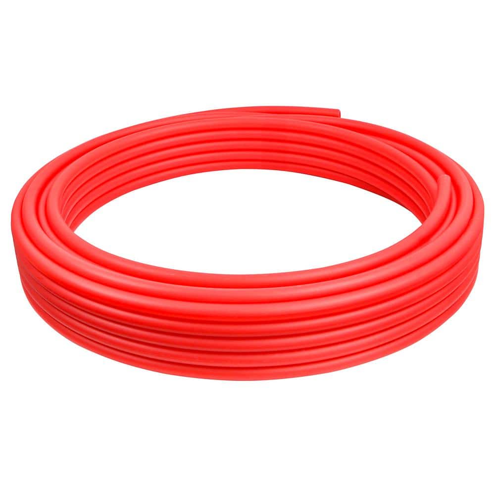 PLUMBFLEX 1 in. x 300 ft. Red PEX-B Tubing Potable Water Pipe ...
