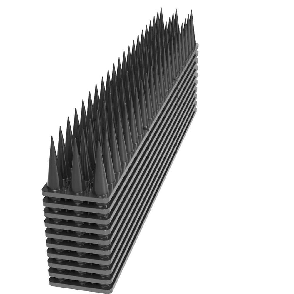 Phewnyzo 20-Pack Outdoor Bird Deterrent Spikes for Fences, Roofs, and ...