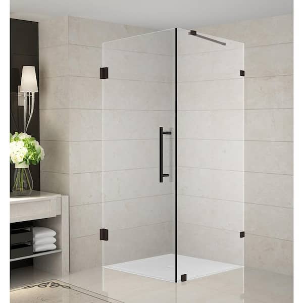 Aston Aquadica 38 In X 72 In Frameless Hinged Corner Shower Enclosure