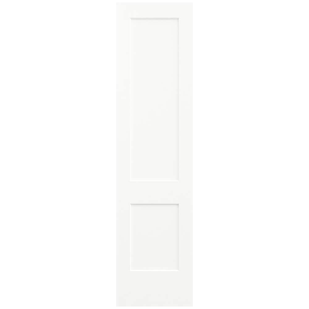 JELD-WEN 24 in. x 96 in. Monroe White Painted Smooth Solid Core Molded ...