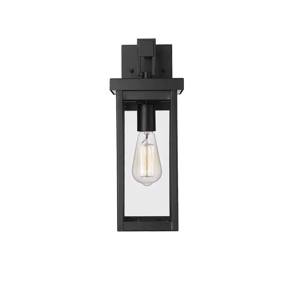 Millennium Lighting Barkeley 1-Light 6 in. Powder Coated Black Outdoor ...