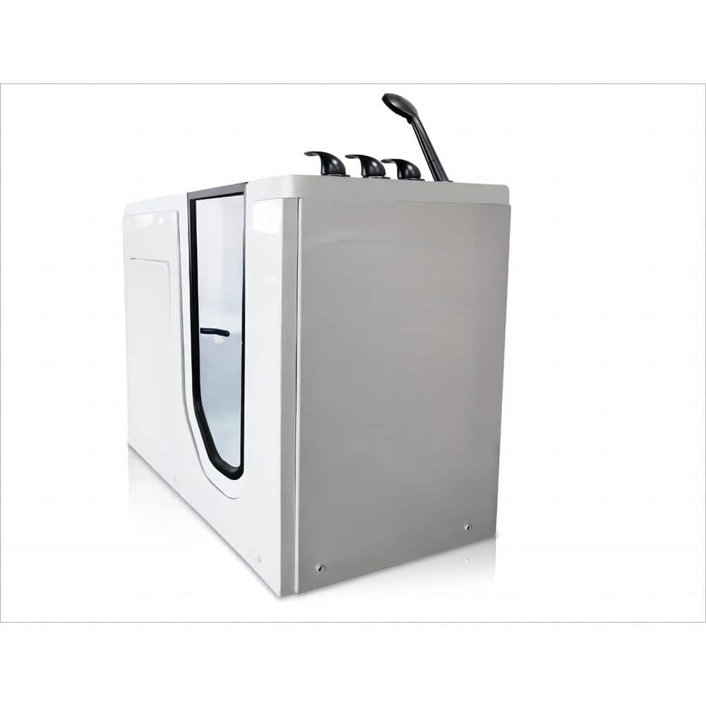 HOROW 49 in. x 26 in. Right Drain Quick Fill Walk-In Soaking Bathtub in ...