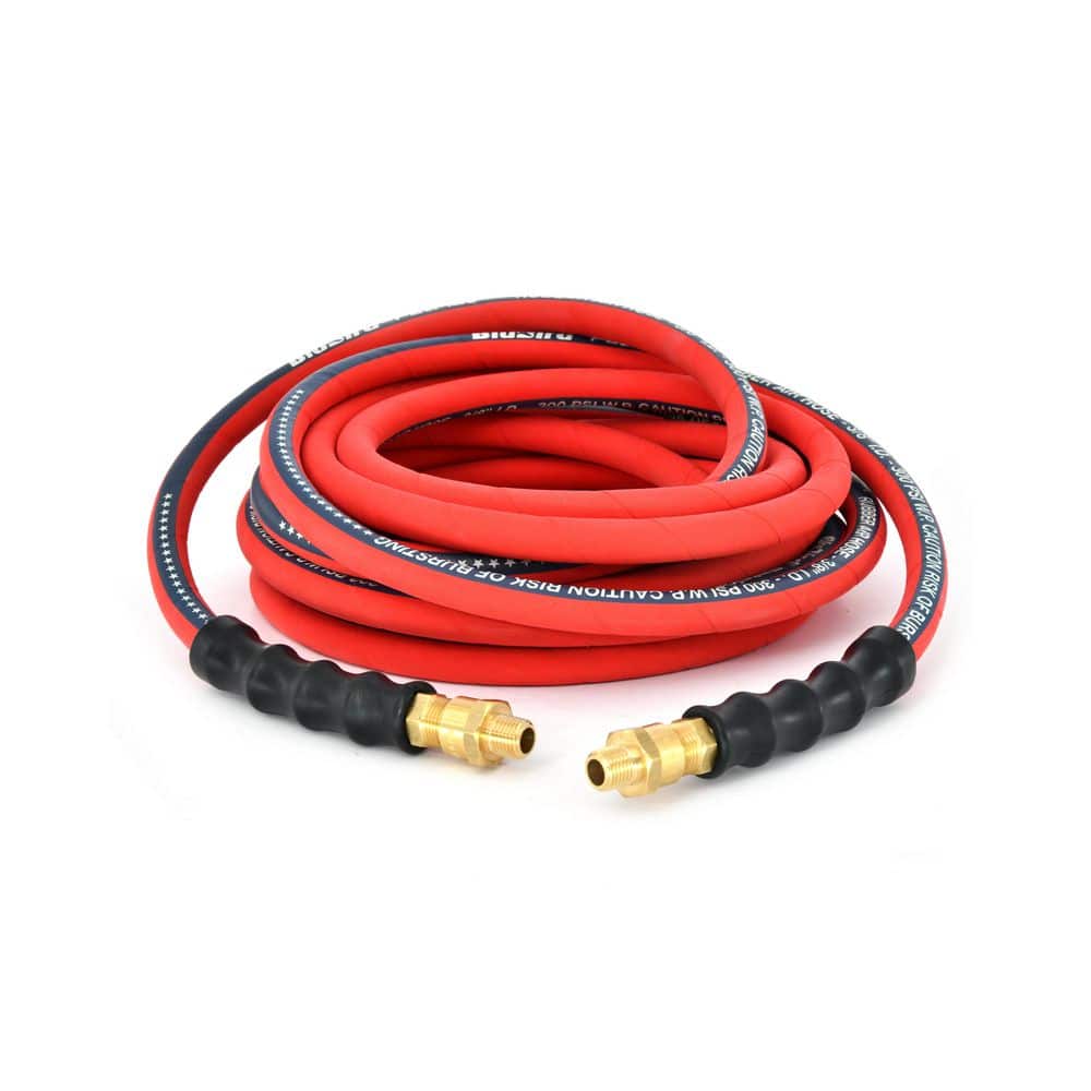PATRIOTPRO 1/2 in. x 15 ft. Heavy Duty Rubber Air Hose PPPRO1215 - The ...