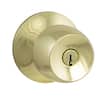 Defiant Brandywine Polished Brass Keyed Entry Door Knob 32T8700B - The ...