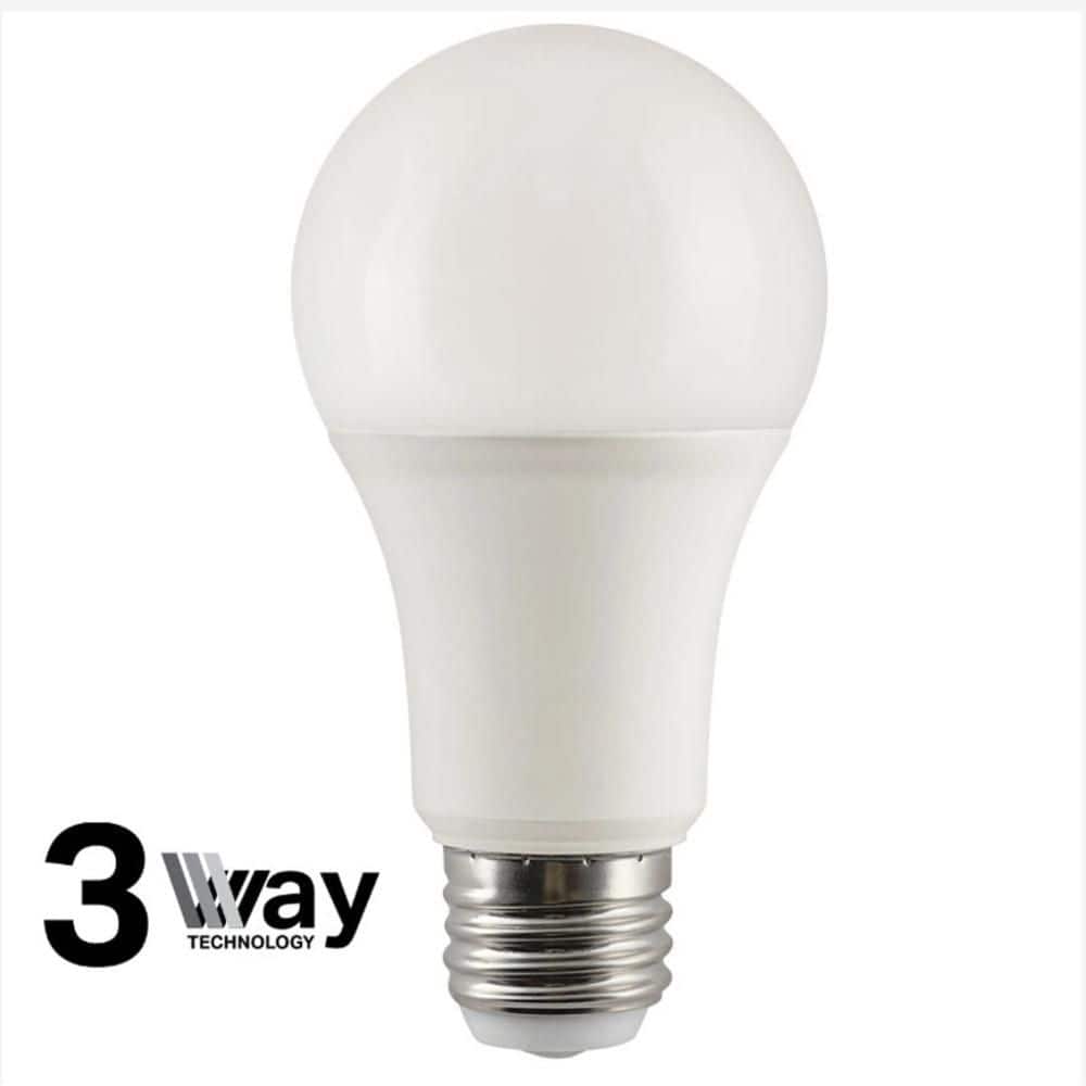 Viribright 4/8/12-Watt Warm White 3-Way LED General-Purpose Bulb - (12 ...