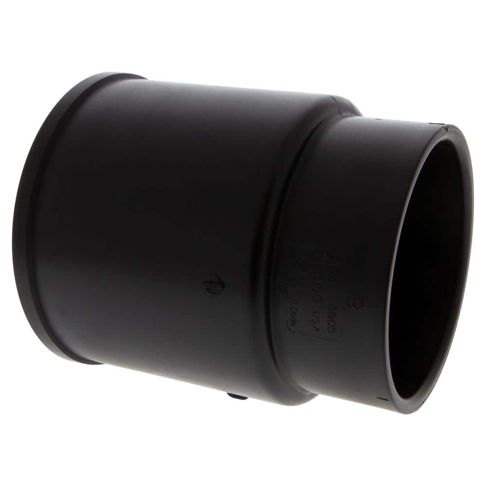 NIBCO 3 in. x 4 in. ABS Soil Pipe Hub x Spigot Adapter Fitting ...