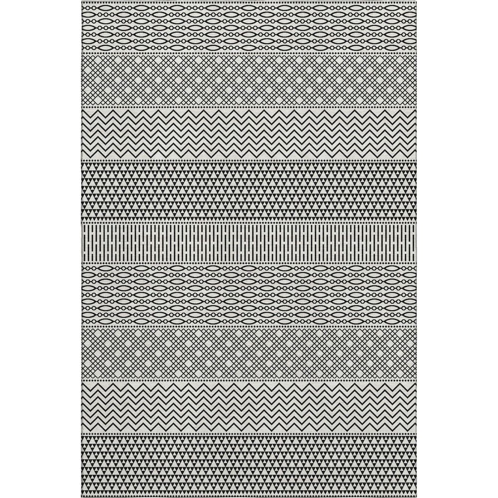 Addison Rugs Mayfield Premium Machine Washable Abstract AMF939 White 9 ...