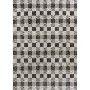 JONATHAN Y Darcy Traditional Geometric Bold Gingham Salmon/Cream 8 ft ...