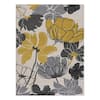 Beverly Rug 2 X 3 Cream Yellow Laguna Floral Indoor Area Rug HD ...