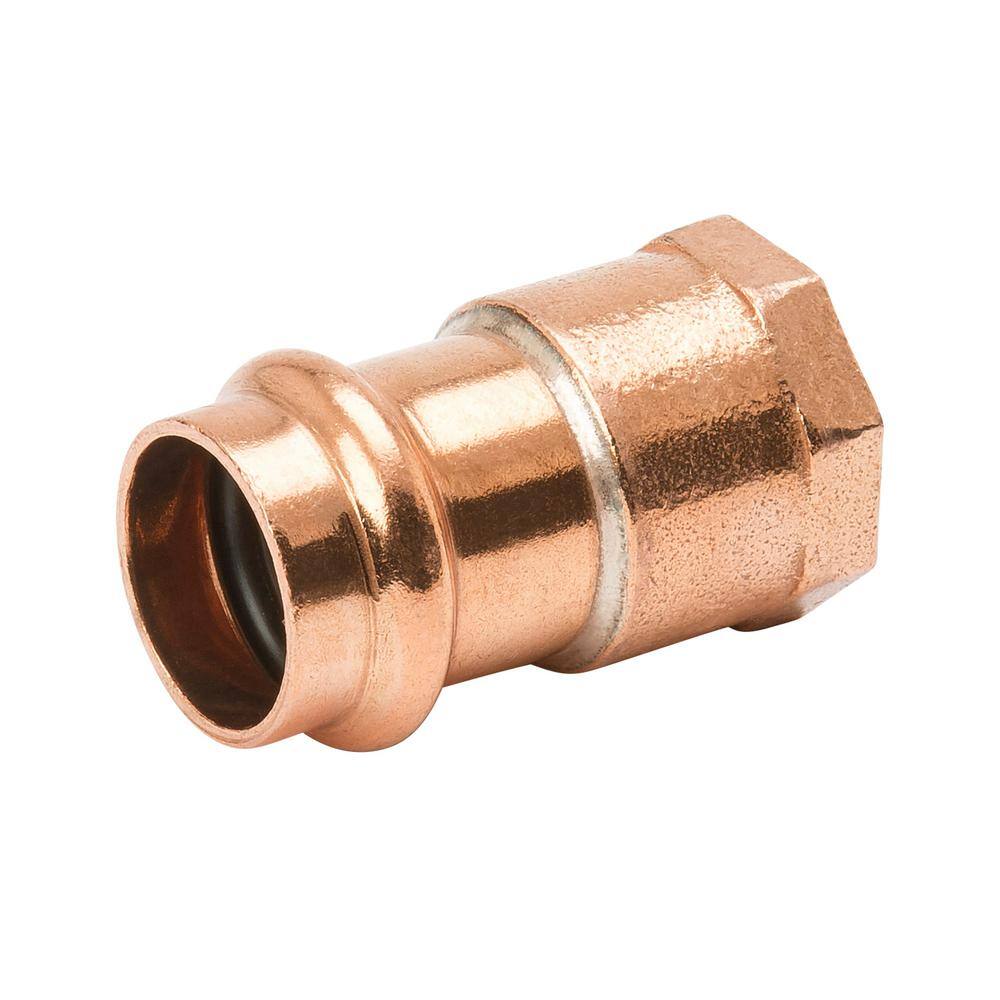Streamline 1/2 in. Copper Press x FIP Pressure Female Adapter PF 01231H ...