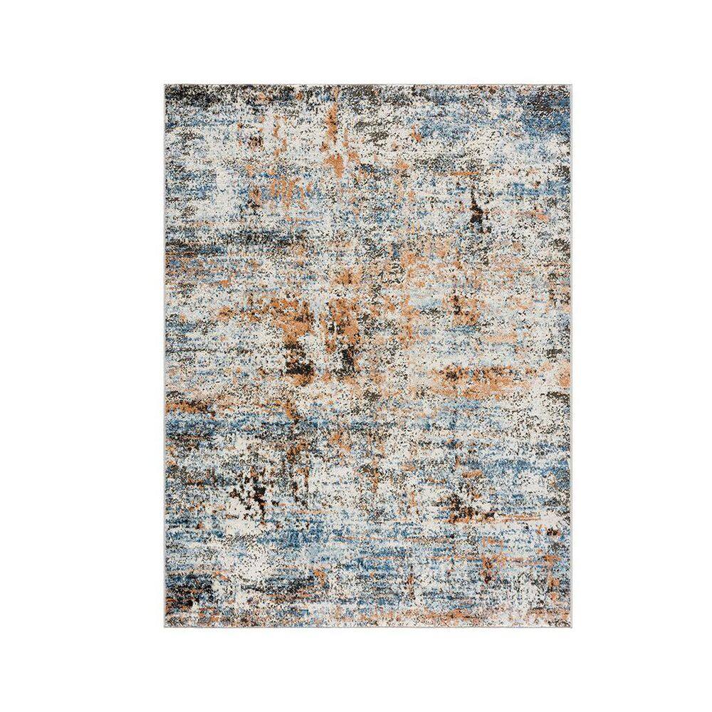 5 ft. 3 in. x 7 ft. Multi-Colored Abstract Area Rugs for Living Room ...
